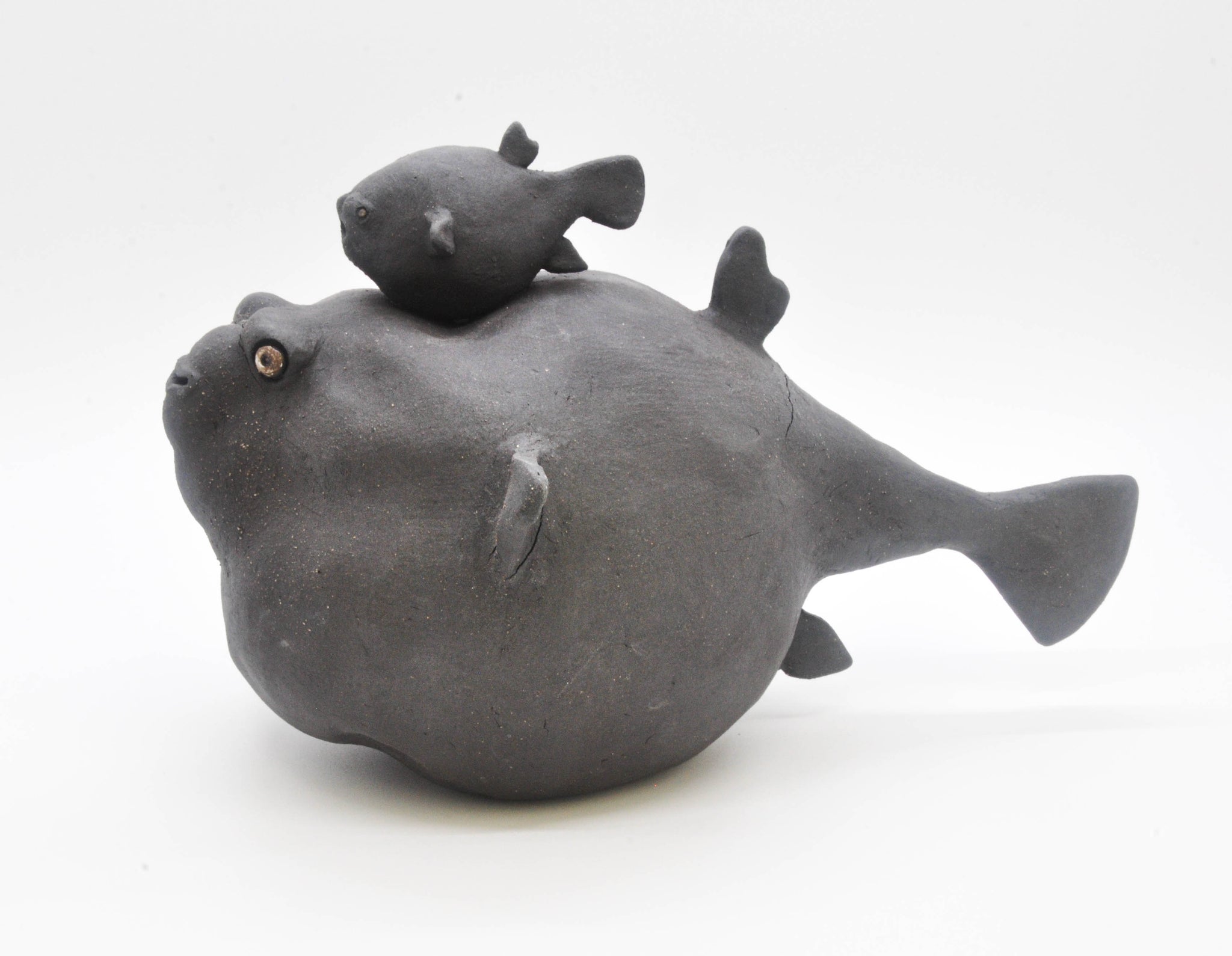 Black Abo + Mini Abo Sculpture – Puffabo